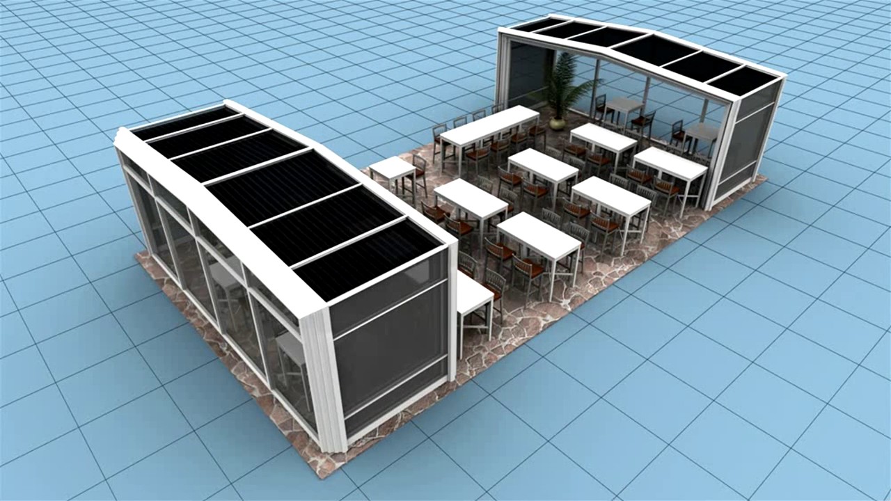 Retractable Free Standing Enclosure Video Designed by Roll-A ...