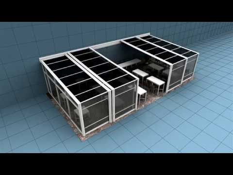 Retractable Lean-To Enclosure Video Designed by Roll-A-CoverAmerica's ...