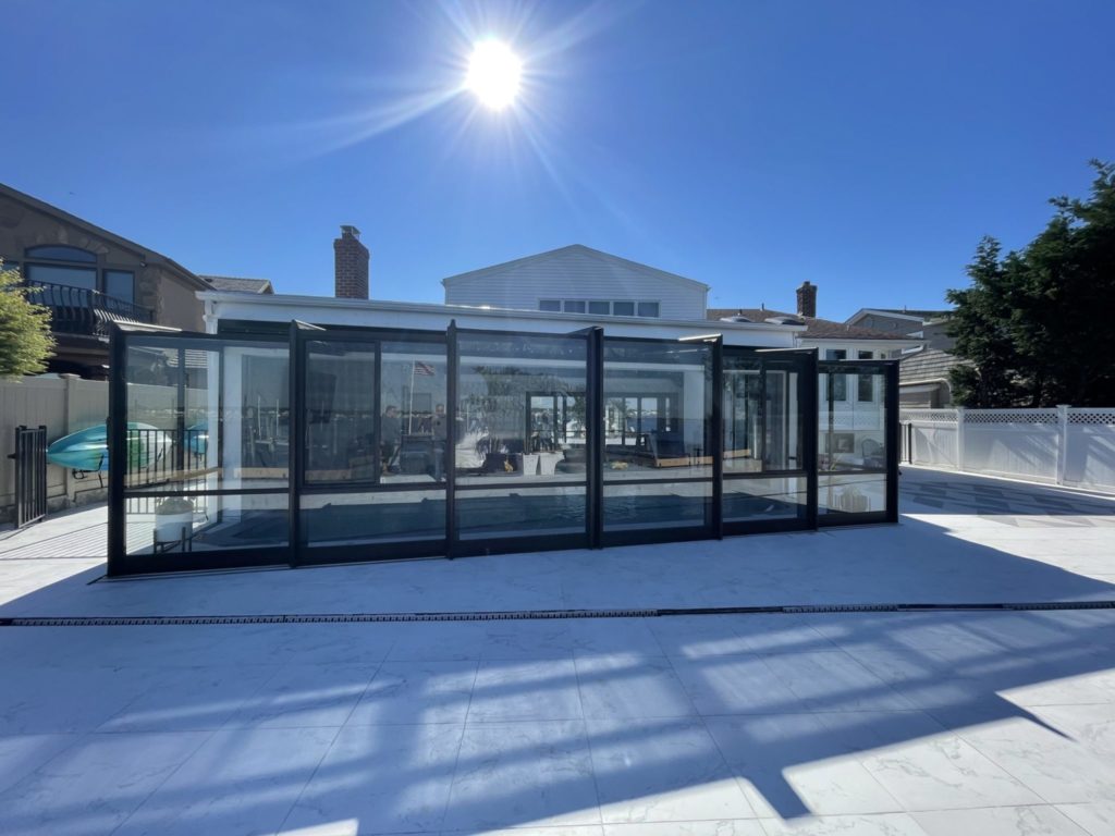 Virginia Retractable Pool Enclosures Manufactured by Roll-A-Cover, Intl ...