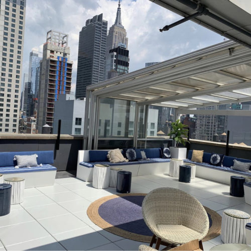 Sandbar Rooftop Retractable Roof Manufactured by Roll-A-CoverAmerica's ...