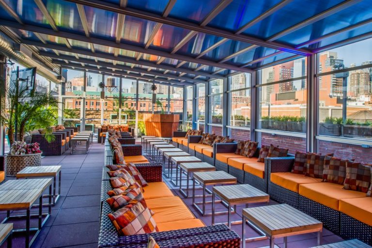 NYC Enclosed Rooftop Restaurants Manufactured by Roll-A-CoverAmerica's ...