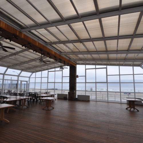 Sunny Atlantic Beach Club Retractable Enclosure by Roll-A-Cover, Intl ...