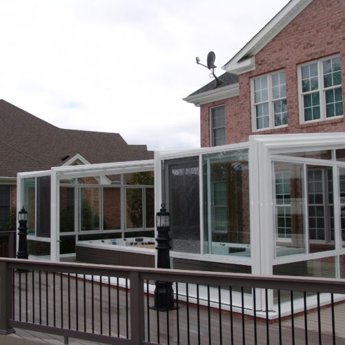 Glass Swim Spa Enclosures Manufactured by Roll-A-CoverAmerica's Leading ...