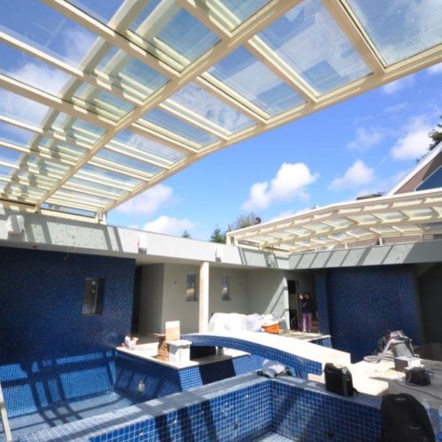 California Retractable Pool Roof Manufactured by Roll-A-CoverAmerica's ...
