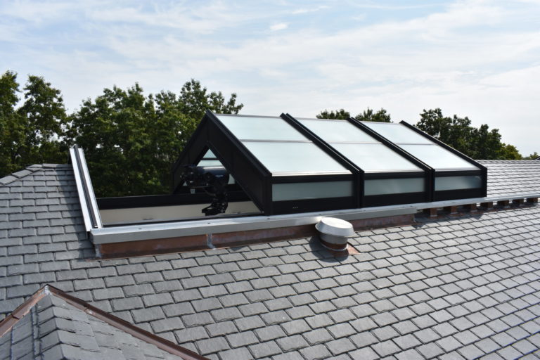 Retractable Observatory Skylights Manufactured by Roll-A-CoverAmerica's ...