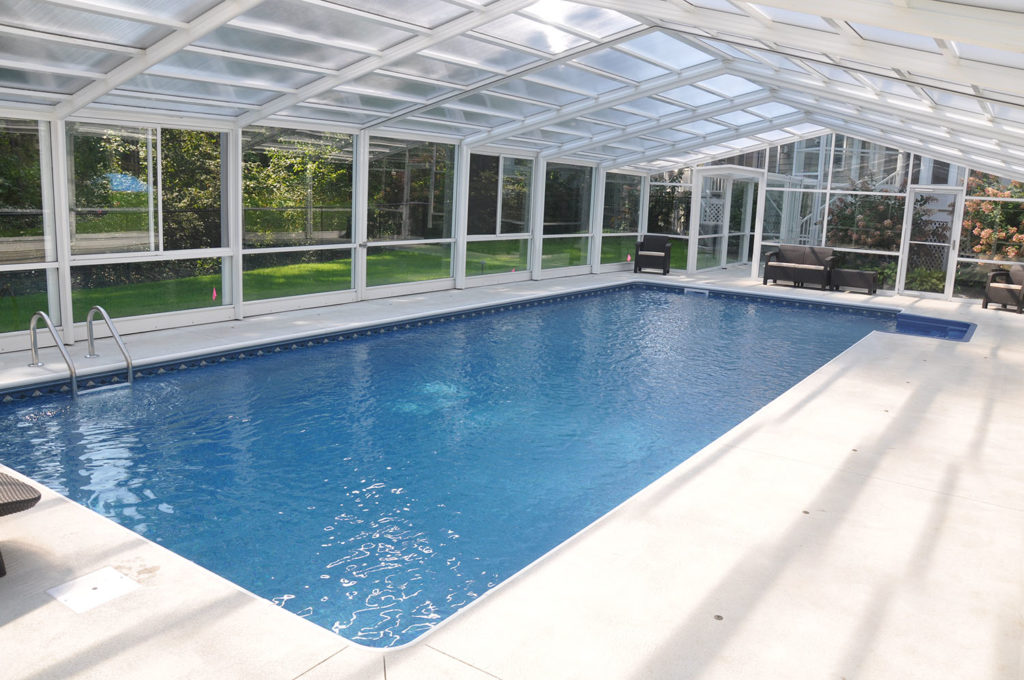 Glass Hotel Swimming Pool Rooms Manufactured by Roll-A-CoverAmerica's ...