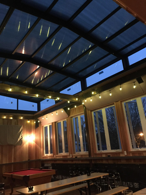 Retractable Skylight for Restaurants Manufactured by Roll-A ...