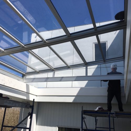 Residential Retractable Skylight Manufactured by Roll-A-CoverAmerica's ...