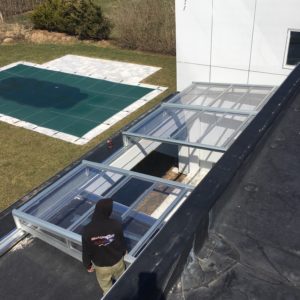 Residential Retractable Skylight Manufactured by Roll-A-CoverAmerica's ...