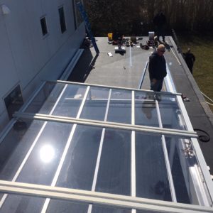 Residential Retractable Skylight Manufactured by Roll-A-CoverAmerica's ...