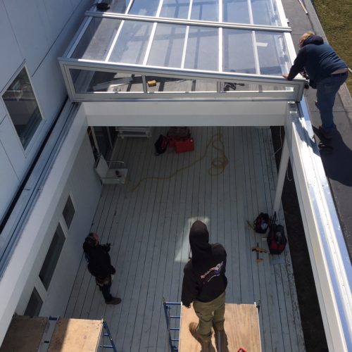 Residential Retractable Skylight Manufactured by Roll-A-CoverAmerica's ...