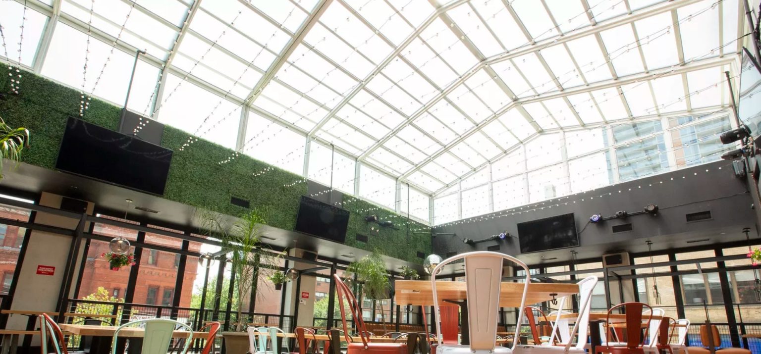 Operable Glass Roof Manufactured by Roll-A-Cover, Intl.America's ...