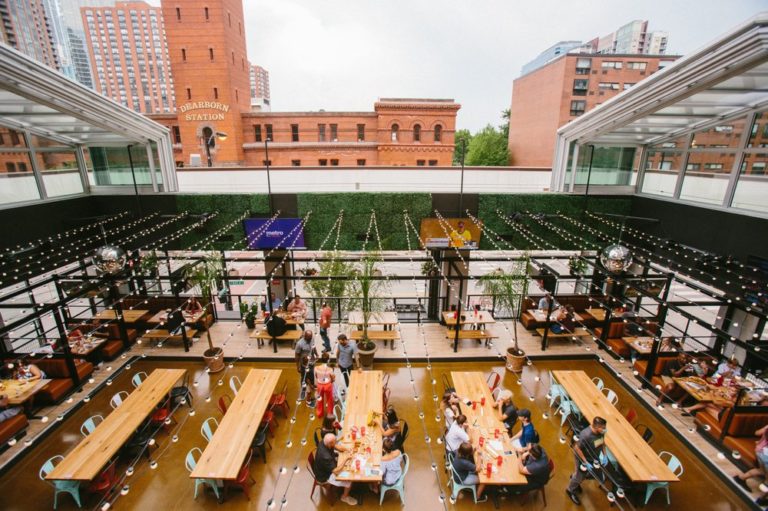 Retractable Clear Roof for Commercial Bars & Restaurants - Roll-A ...