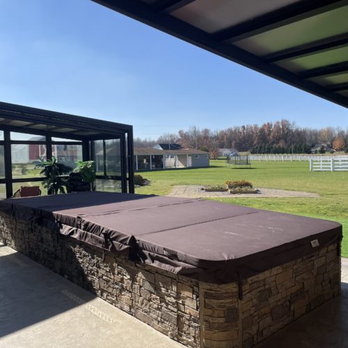 Retractable Swim Spa Enclosure Manufactured by Roll-A-CoverAmerica's ...