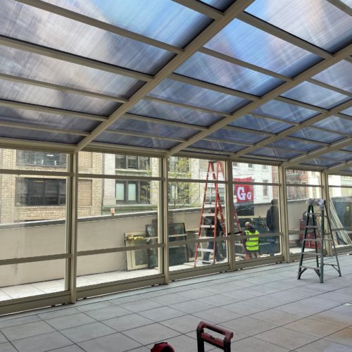 Hyatt Place Retractable Roof in New York Chelsea by Roll-A-CoverAmerica ...