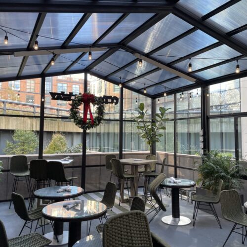 O'Toole's Way Retractable Roof Manufactured by Roll-A-CoverAmerica's ...