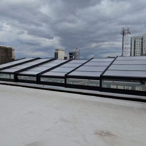 S&L Rooftop Retractable Roof Manufactured by Roll-A-CoverAmerica's ...