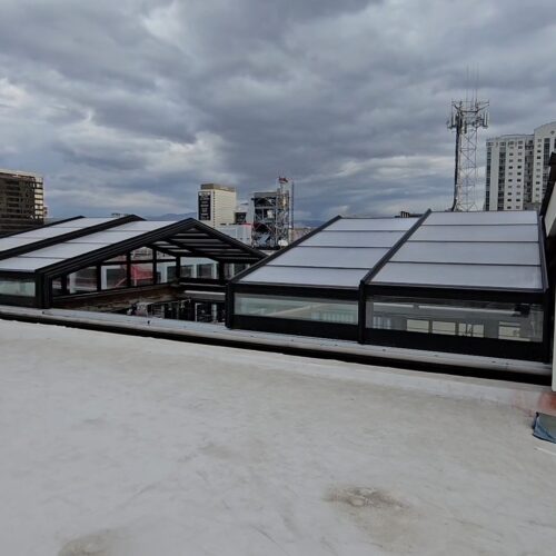 S&L Rooftop Retractable Roof Manufactured by Roll-A-CoverAmerica's ...